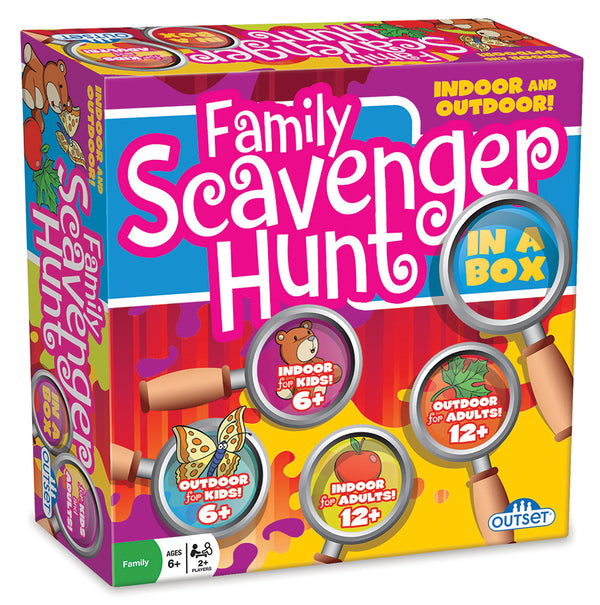 Family Scavenger Hunt - Let's Play! Cards and Games!